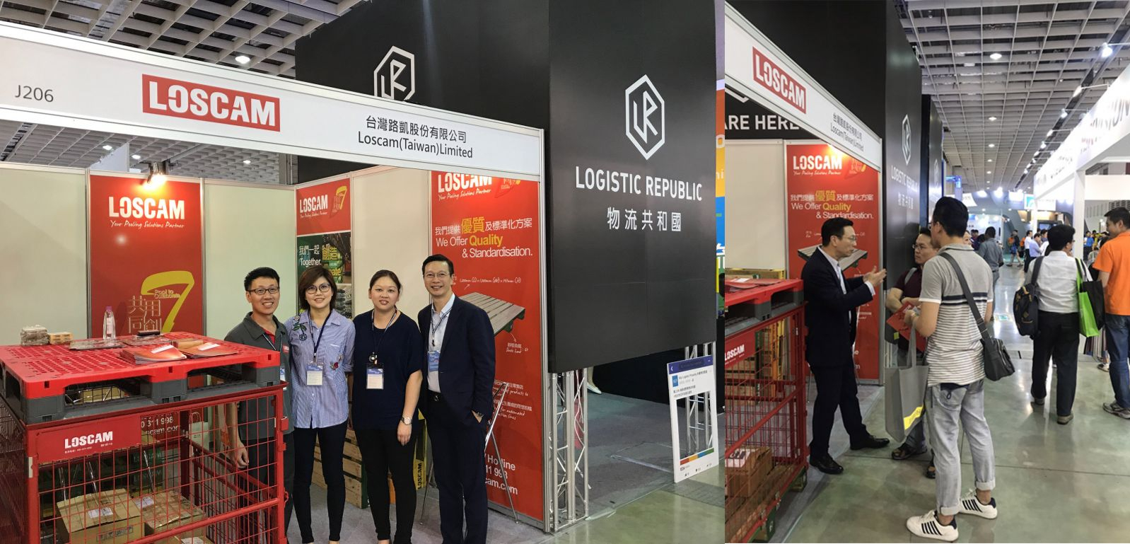 Loscam Adds Innovative Vibes to Taiwan Logistic & IOT Exhibition